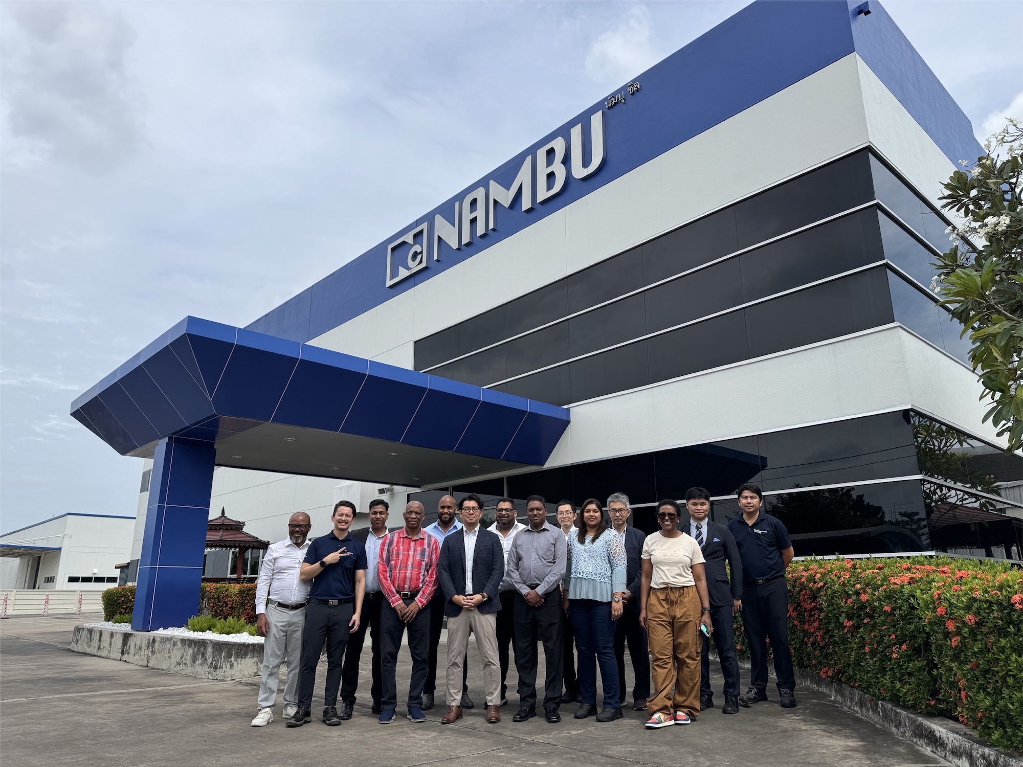 Visitors come from South Africa as part of ODA in Nov 2024 at NAMBU Thailand factory - NAMBU CYL ...